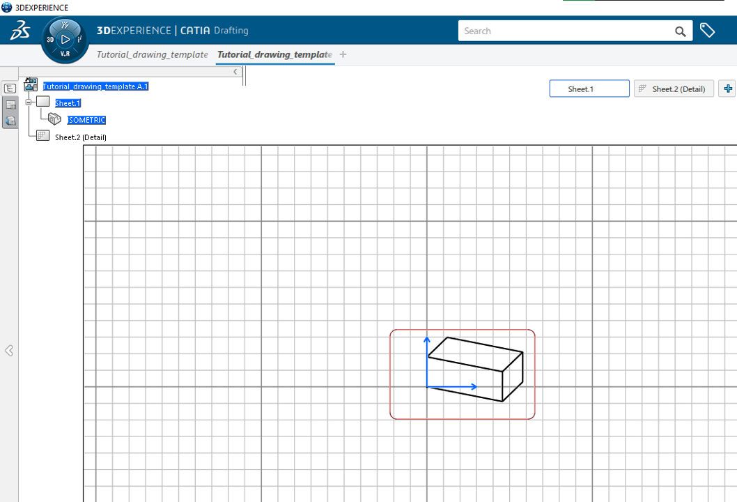 1. Custom drawing template